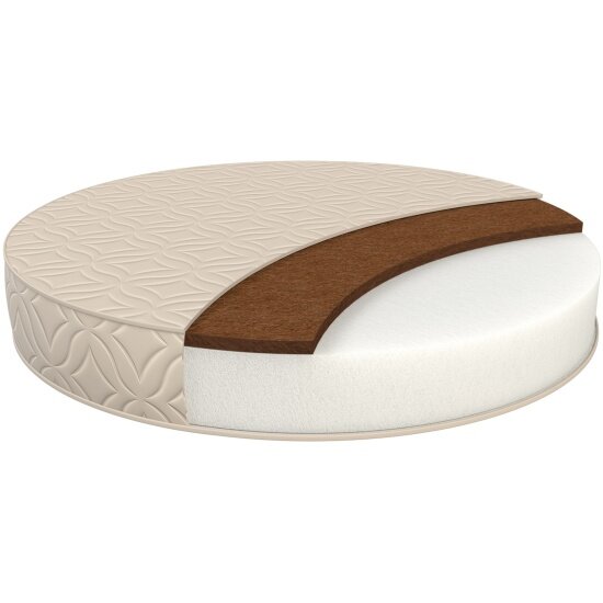 Матрас круглый Sweet Baby Cocos DeLuxe 75х75х10