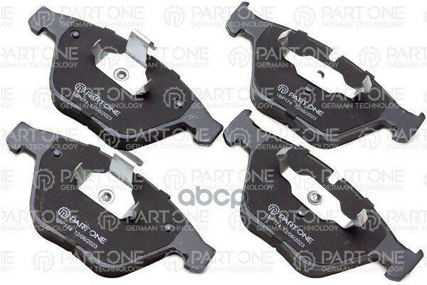 Колодки тормозные дисковые пер. BMW 3/5/6/7-series 01- PART-ONE арт. 1BP174
