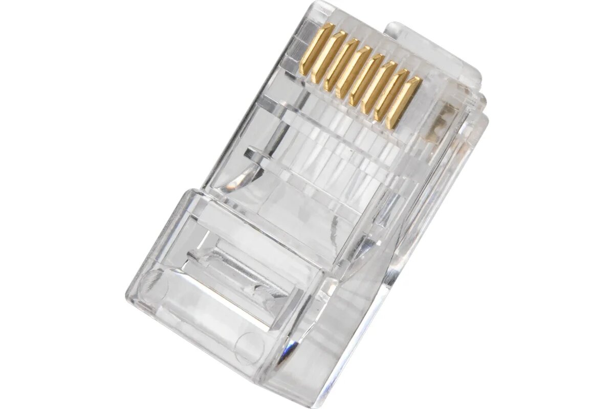 CN универсальный коннектор RJ-45 8p8c TWIST Cat.5e UTP TWCS/50 50 шт для сетевой сборки