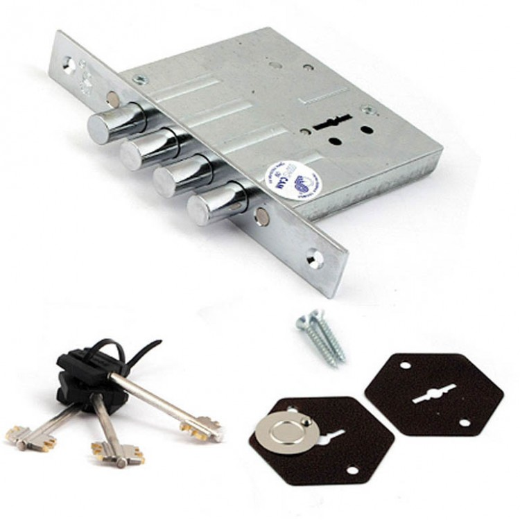 Замок врезной Sam (Сам) сувальдный ЗВ8-8М/13 (без отв. планки), 3 кл. /81000/