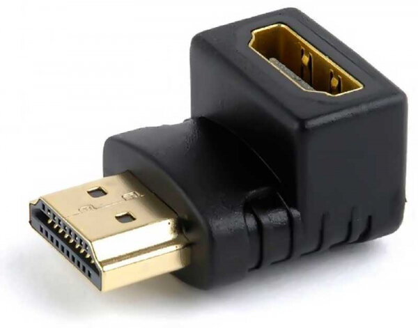 Переходник HDMI, папа, - HDMI, мама, A-HDMA90-FML, угловой, 19F/19M