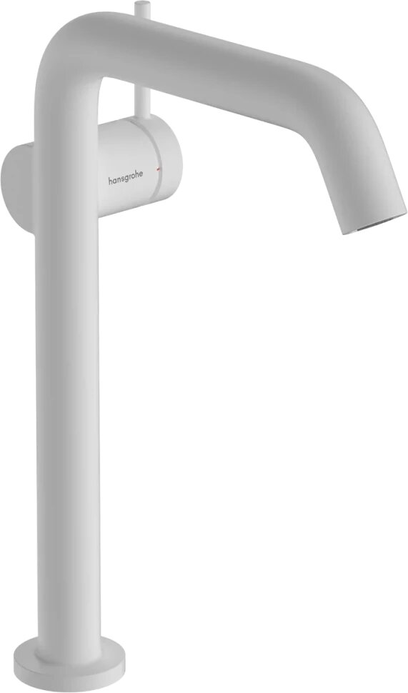 Смеситель для раковины Hansgrohe Tecturis S 73370700 CoolStart, с донным клапаном, белый матовый