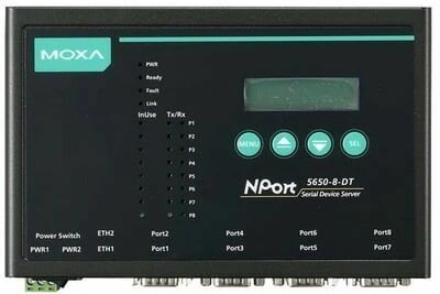 Преобразователь интерфейсов MOXA NPort 5650-8-DT