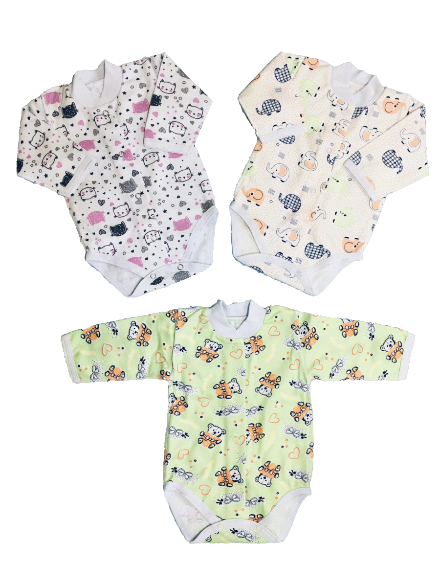 Боди Базовая коллекция, комплект из 3 шт.