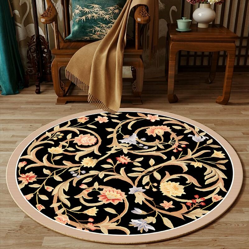 Ретро Круглый Ковер