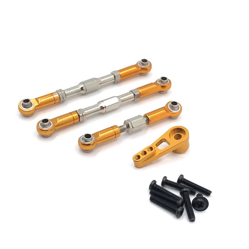Желтый комплект рычагов подвески для WLtoys 104009 12401-12409