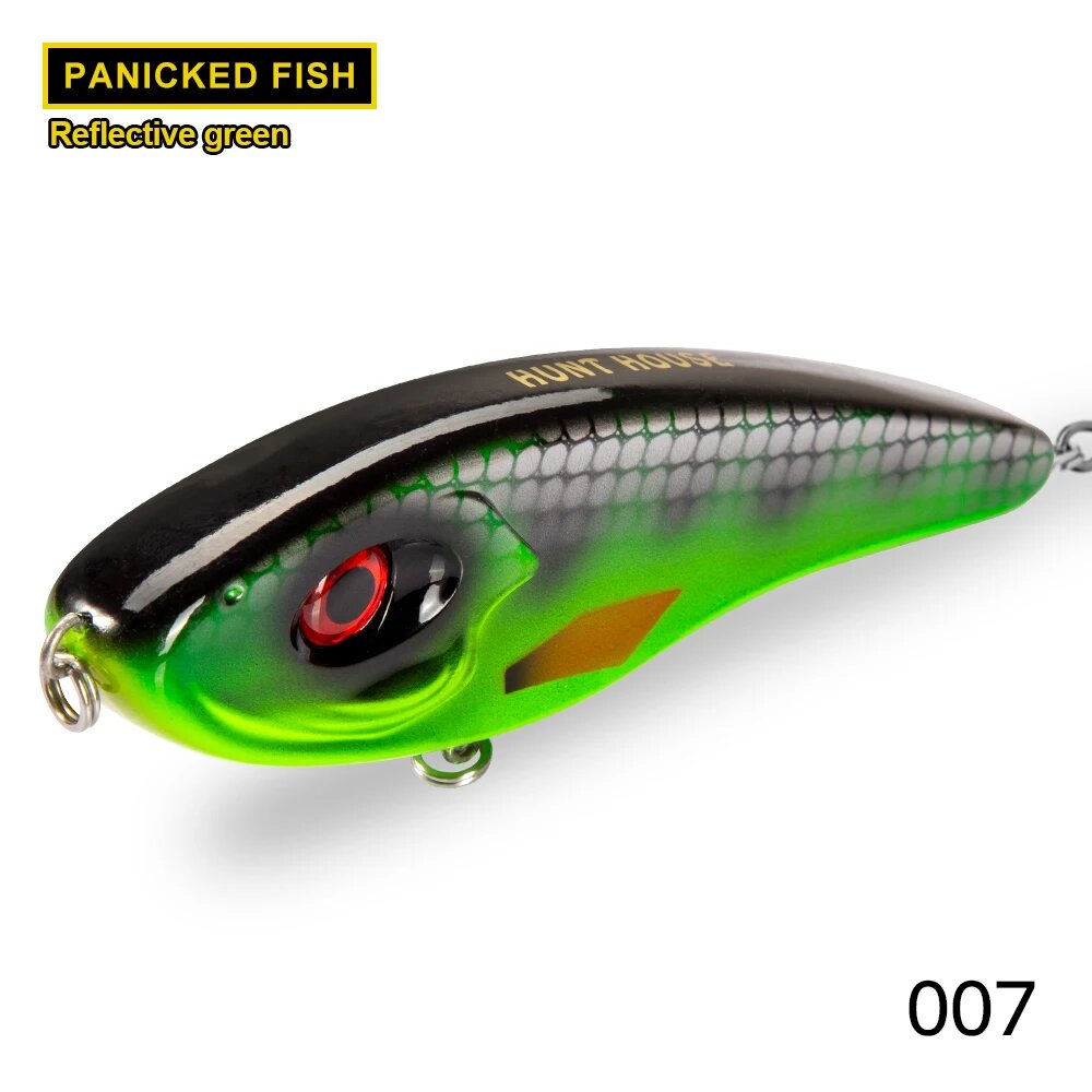 Hunthouse Jerkbait Musky Buster 115 мм/145 мм для окуня щуки 145mm 55g, 007