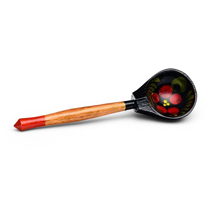 Ложка деревянная RNToys расписная маленькая, покрыта лаком, 14 см (Д-588)