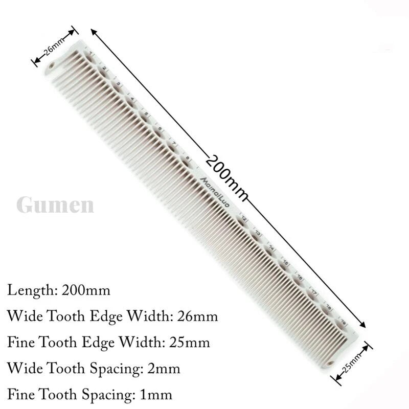 Двусторонняя расческа Gumen, 200 мм, G45
