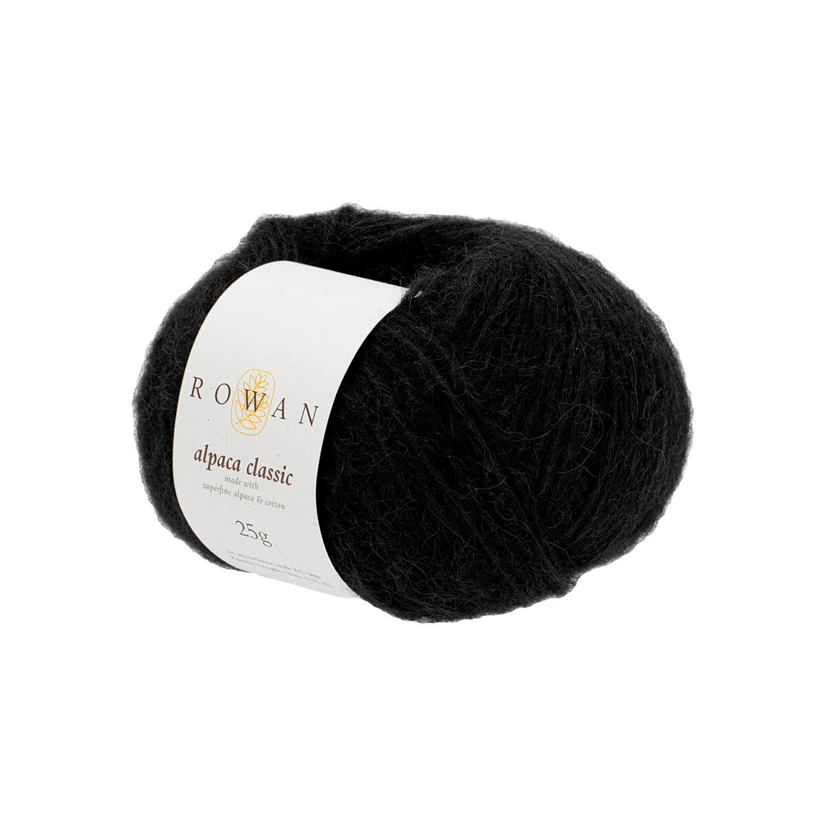 Alpaca Classic /Альпака Классик/ пряжа Rowan, 9802214 (103, noir (нуар), черный)