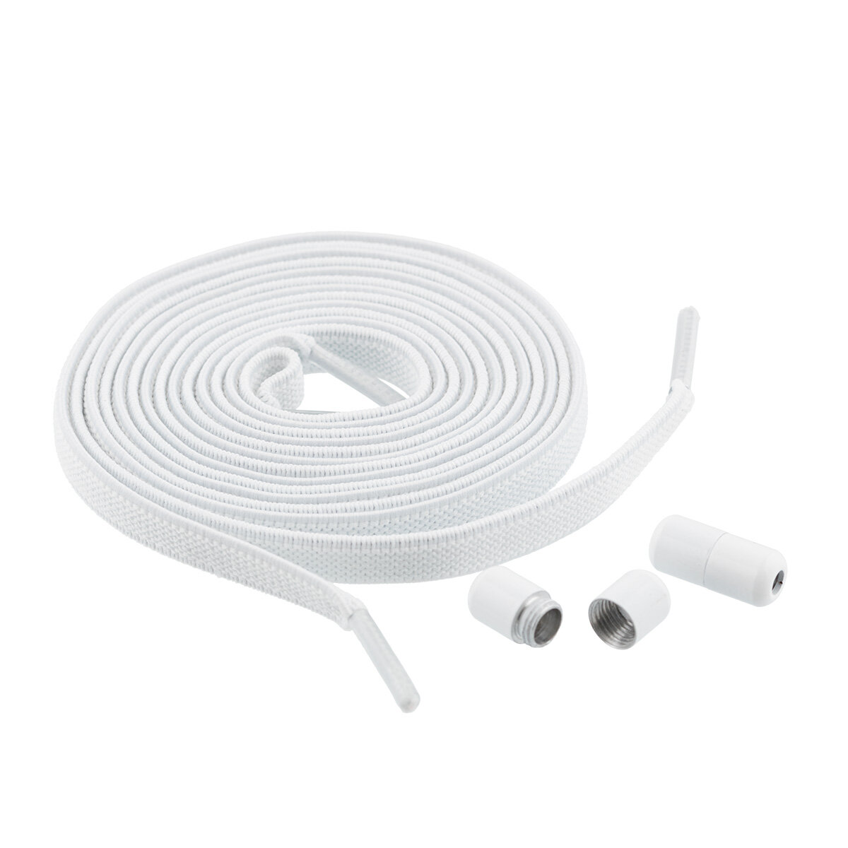 BLITZ' эластичные шнурки с застежкой GBG-006-IM42 6 мм №2 Белый для обуви и удобства надевания