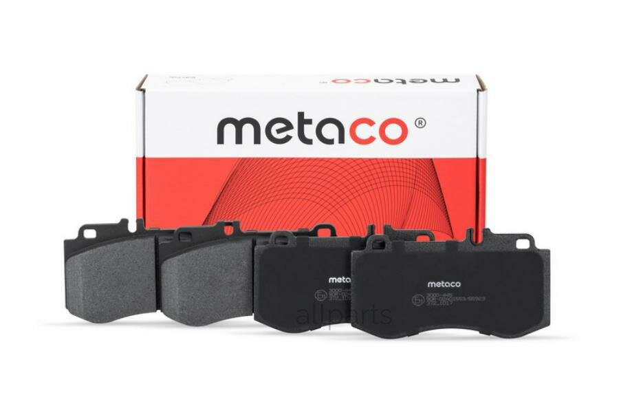 METACO 3000-445 Колодки тормозные передние к-кт