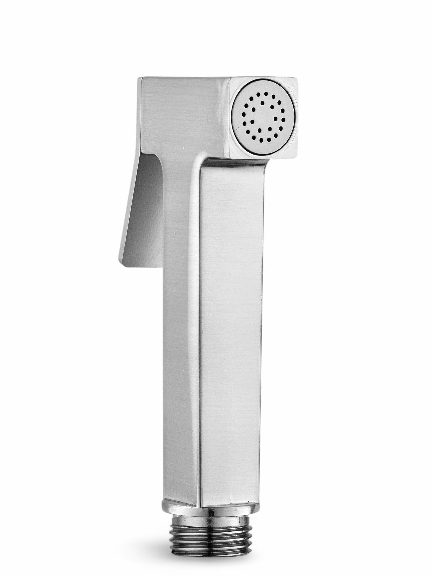 Лейка для гигиенического душа из нержавеющей стали на биде, цвет сатин глянцевый