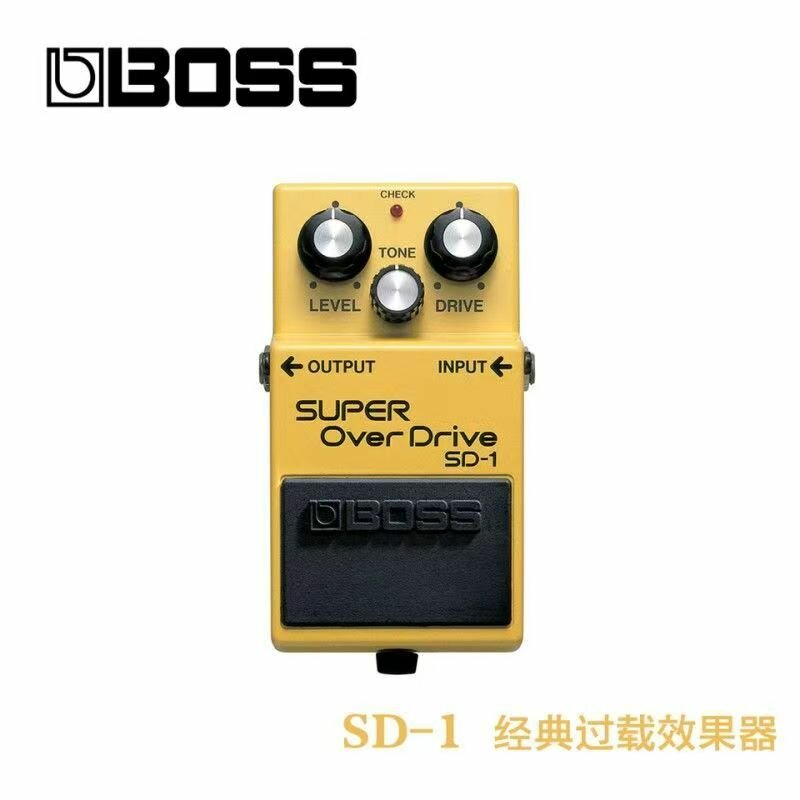 BOSS SD-1 Super Overdrive Электрогитара Stompbox Фейдеры Классические эффекты