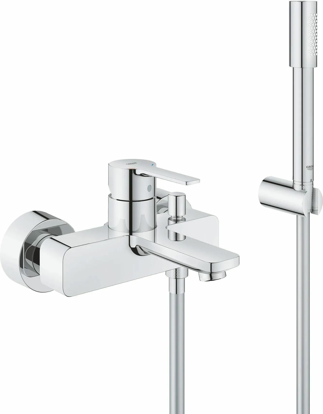 Однорычажный смеситель для ванны Grohe Lineare 33850001 хром