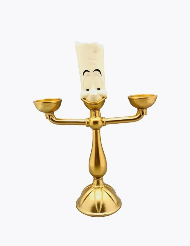 Подсвечник канделябр Люмьер - Красавица и чудовище 20 см