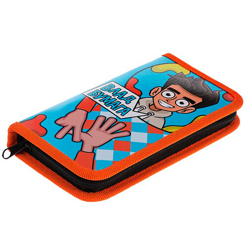 Пенал школьный на молнии "Влад А4", 1 отделение, глянцевая ламинация, без наполнения, 190*115мм