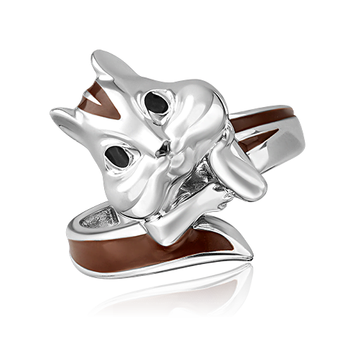 Кольцо, серебро, 925 проба