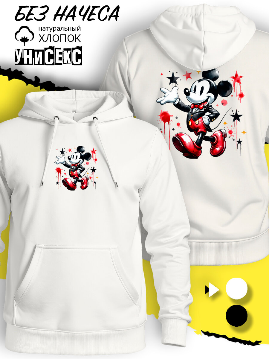 Худи Толстовка свитшот Микки Маус Mickey Mouse