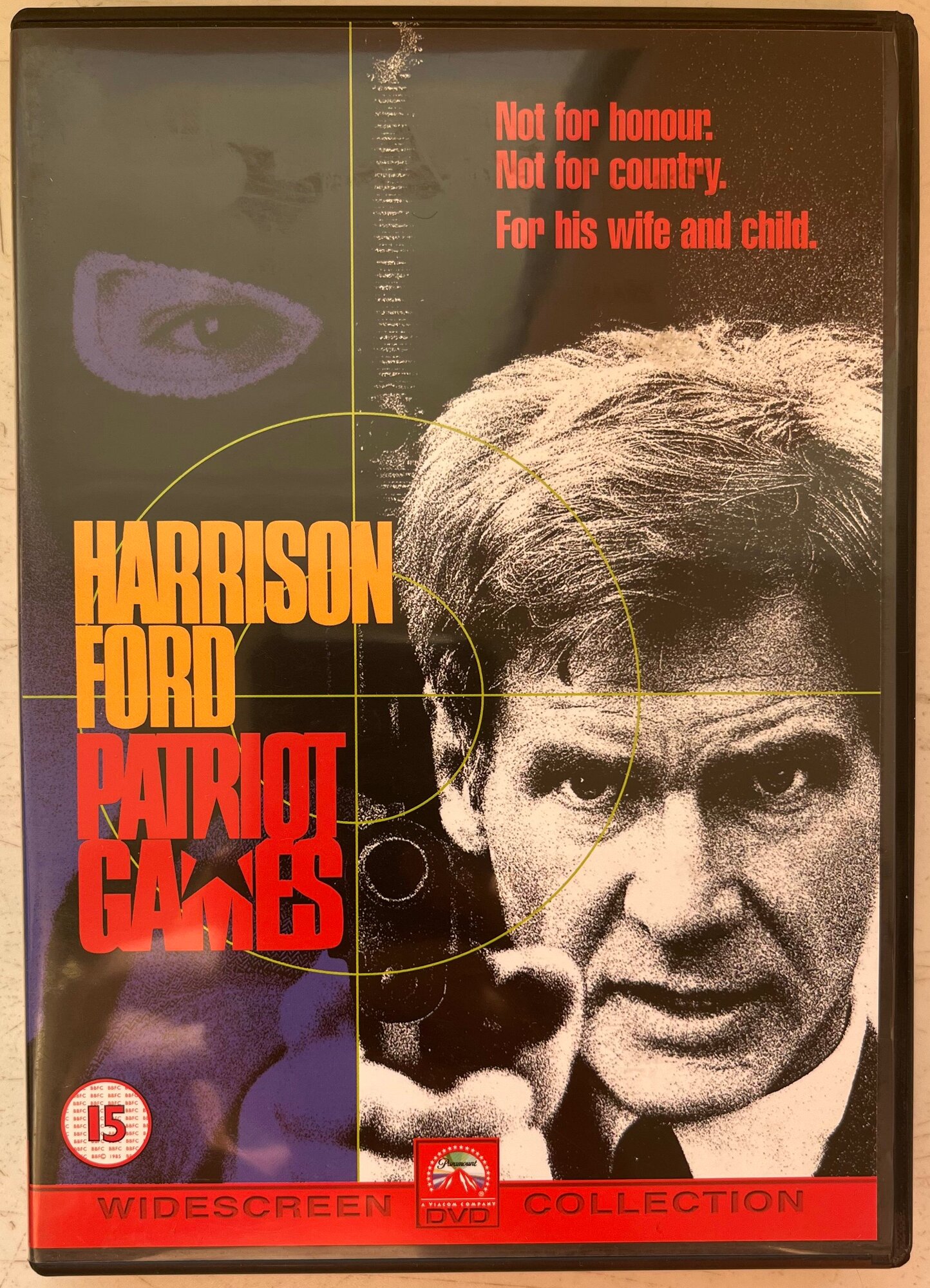 Patriot Games / Игры патриотов (1992, в гл. роли Харрисон Форд) (без русского языка, английск. диск R2) DVD
