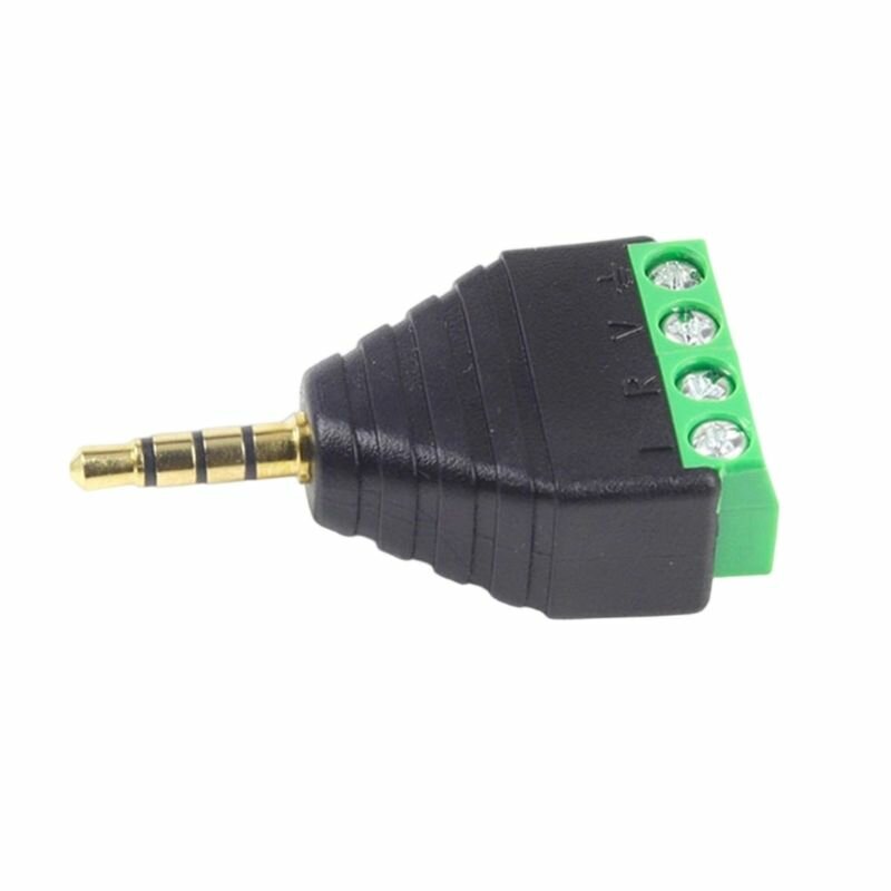 (1 шт.) Разъем 3.5мм (папа, 4-контактный, с микрофоном), беспаечный