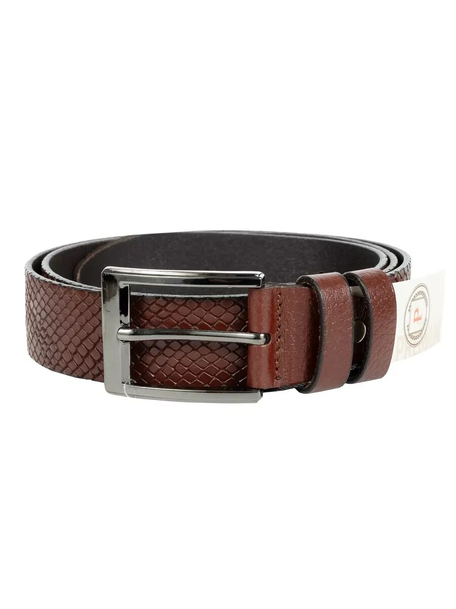 Ремень PREMIUM BELT для мужчин, размер one size, коричневый — фото 1