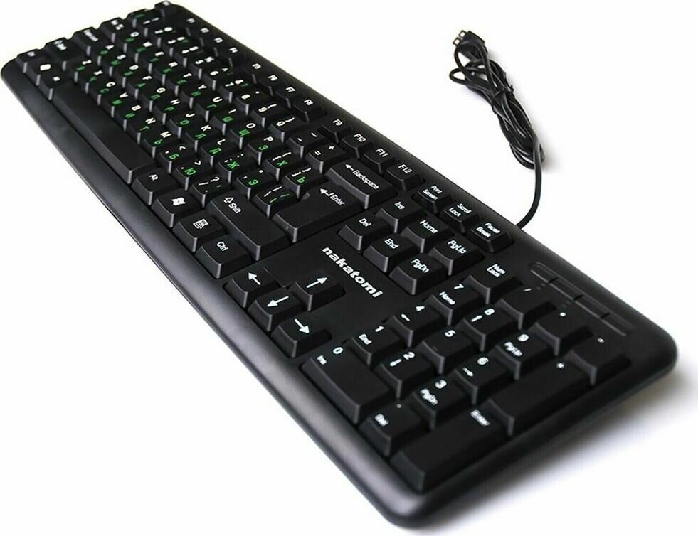 Клавиатура для компьютера KN-02U USB черный
