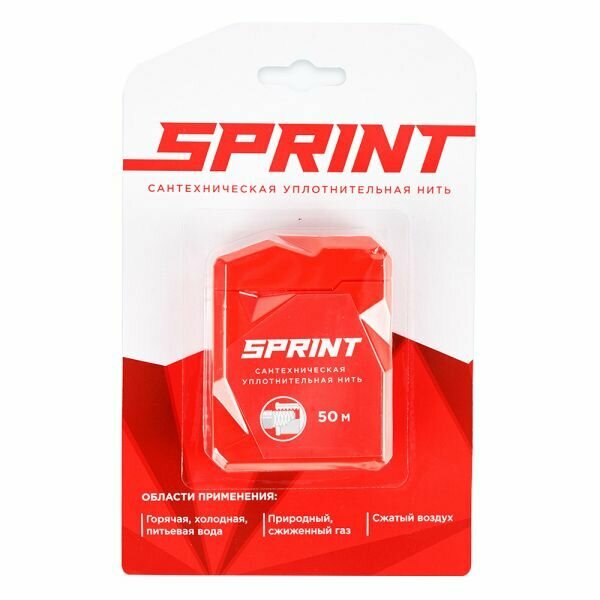 Сантехничсекая уплотнительная нить СантехМастер "SPRINT" 50м (61011)