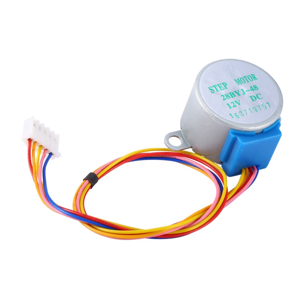 1x 12 В 4-фазный 5-проводной шаговый двигатель 28BYJ-48-12V для DIY-проекта