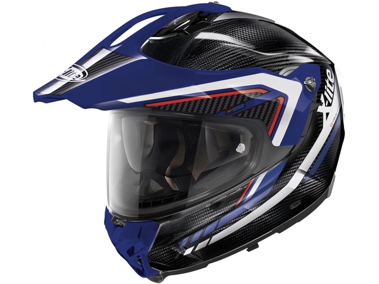 Мотошлем X-Lite X-552 ULTRA CARBON LATITUDE 17, черно-синий, M