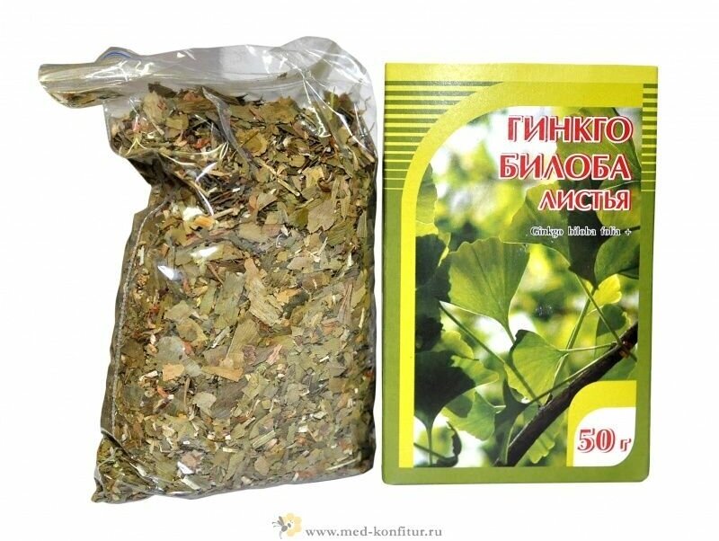 Гинкго билоба листья 50 гр.