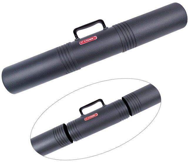 СТАММ тубус трёхсекционный пластмассовый d 10 см серый ПТ42 для хранения инструментов