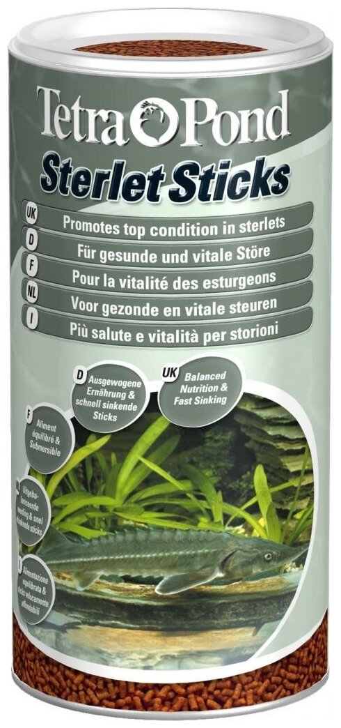 Корм для прудовых рыб Tetra Pond Sterlet Sticks 1л