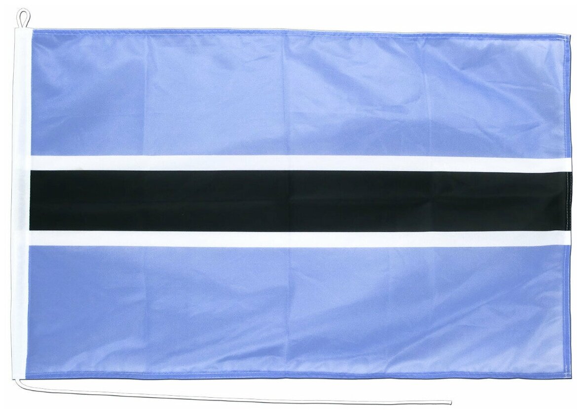 Флаг Ботсваны на яхту или катер 40х60 см