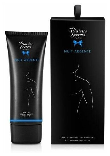 Возбуждающий крем для мужчин Nuit Ardente Creme Performante Plaisirs Secrets - 60 мл, Plaisir Secret,