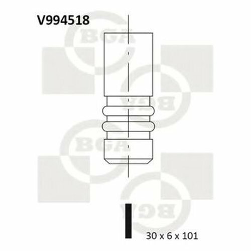 Выпускной клапан Bga V994518