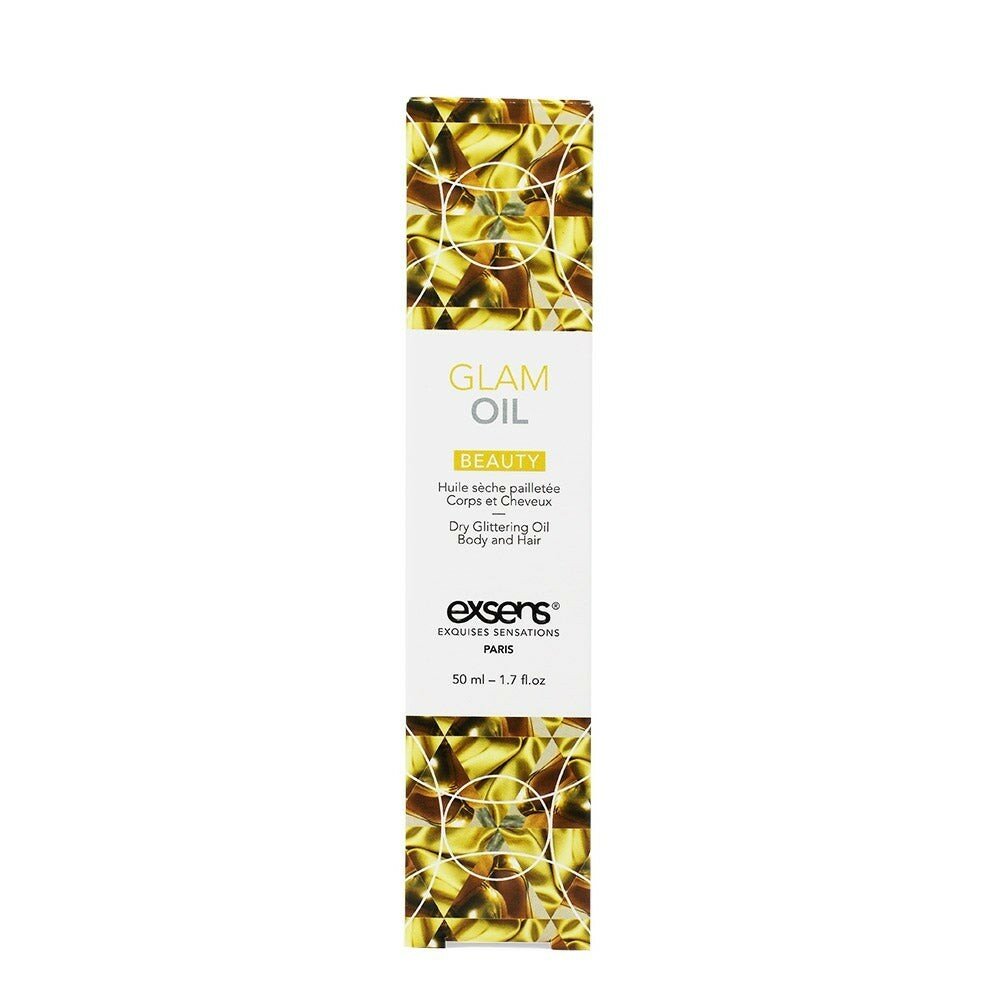 Сухое масло с блеском GLAM OIL для волос и тела