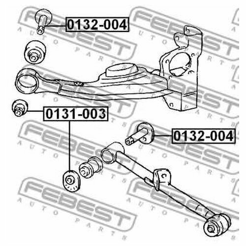 Эксцентрик болта подвески Febest 0132-004 для Toyota RAV 4 (2000-2005)