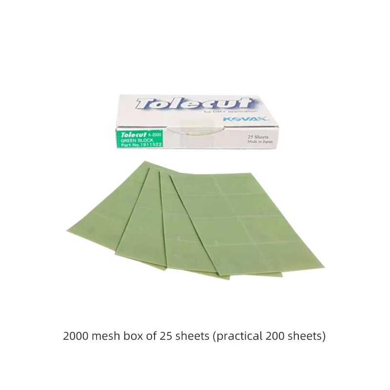 KOVAX Tolecut шлифовальная бумага 2000 grit, 25 листов
