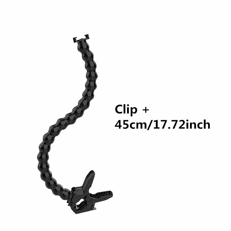 Гибкий кронштейн для камеры, Clip + 45cm/17.72inch, Черный