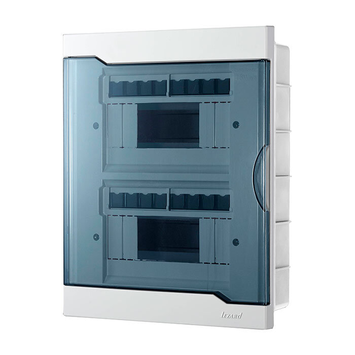 Бокс с прозрачной крышкой ЩРВ-П-16 для внутренней установки 16-и модульных устройств