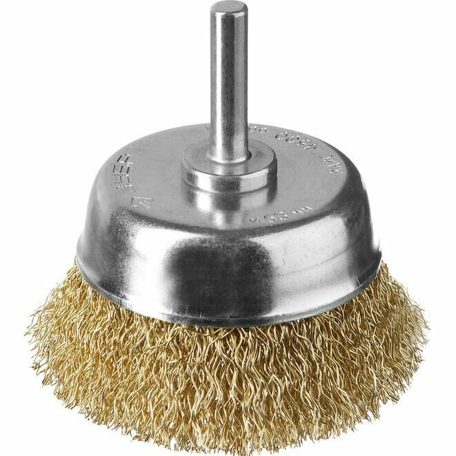 Щетка чашечная для дрели Профессионал, ЗУБР 63 мм, проволока 0.3 мм