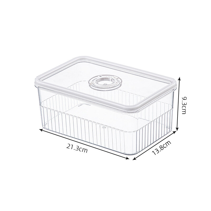 Ящик для хранения продуктов 7082, прозрачный, штабелируемый, для холодильника