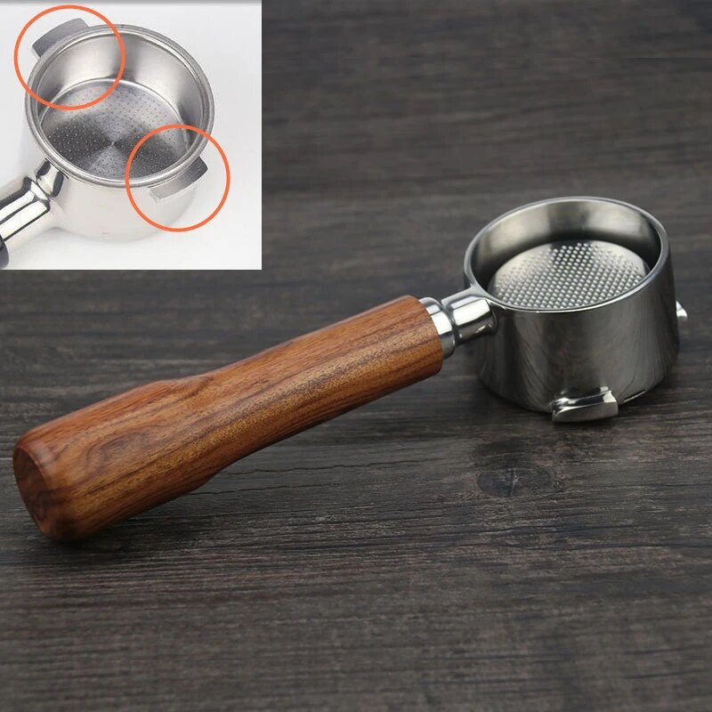 Портафильтр Delonghi 51 мм, нержавеющая сталь, 51mm-2 Ear-CC