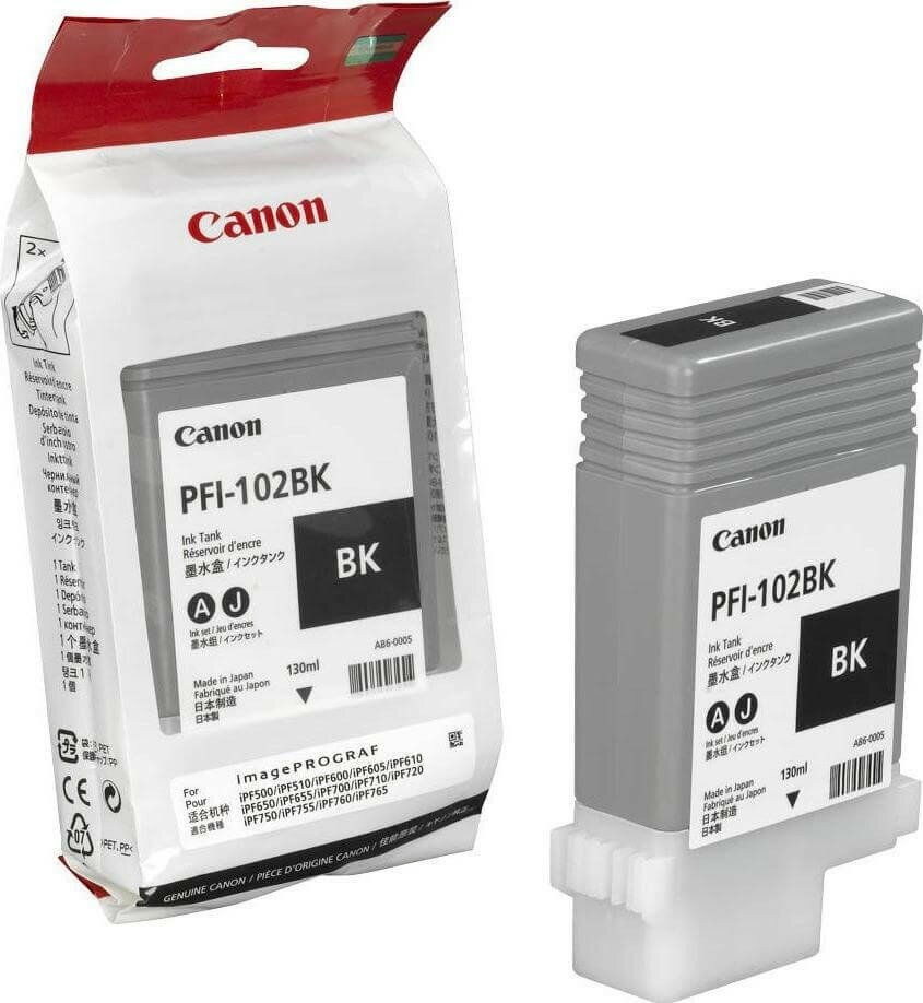 Картридж Canon PFI-102BK черный