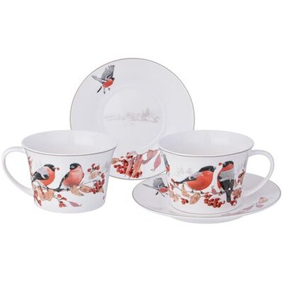 Чайный набор Lefard "лесная сказка" на 2 пер. 4 пр. 250 мл (760-820)