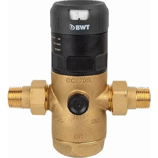 Редуктор давления Bwt D1 Eco 3/4' латунь, горячая вода