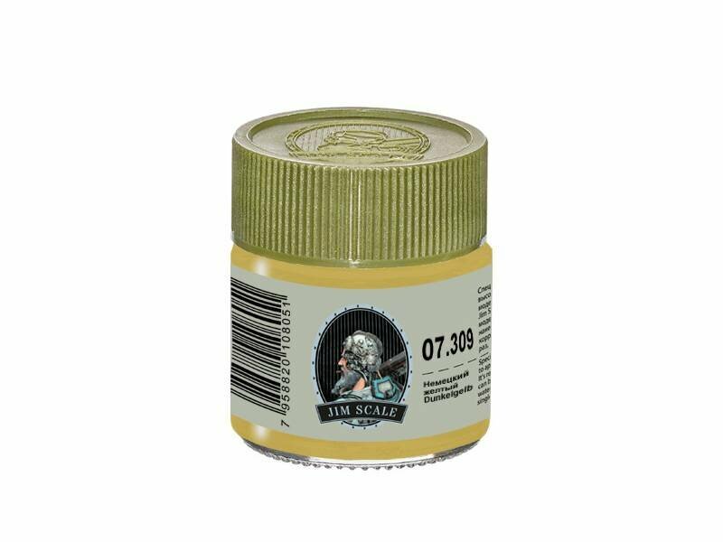 Спиртовая краска Jim Scale Немецкий желтый (Dunkelgelb), 10 мл