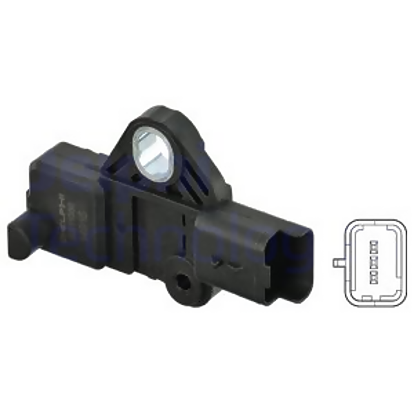 DELPHI SS11086 (1231925 / 1920GJ / 3M5Q9E731AA) датчик положения коленвала Citroen (Ситроен) c4, c4 grand picasso, c4 picasso, c5, c5