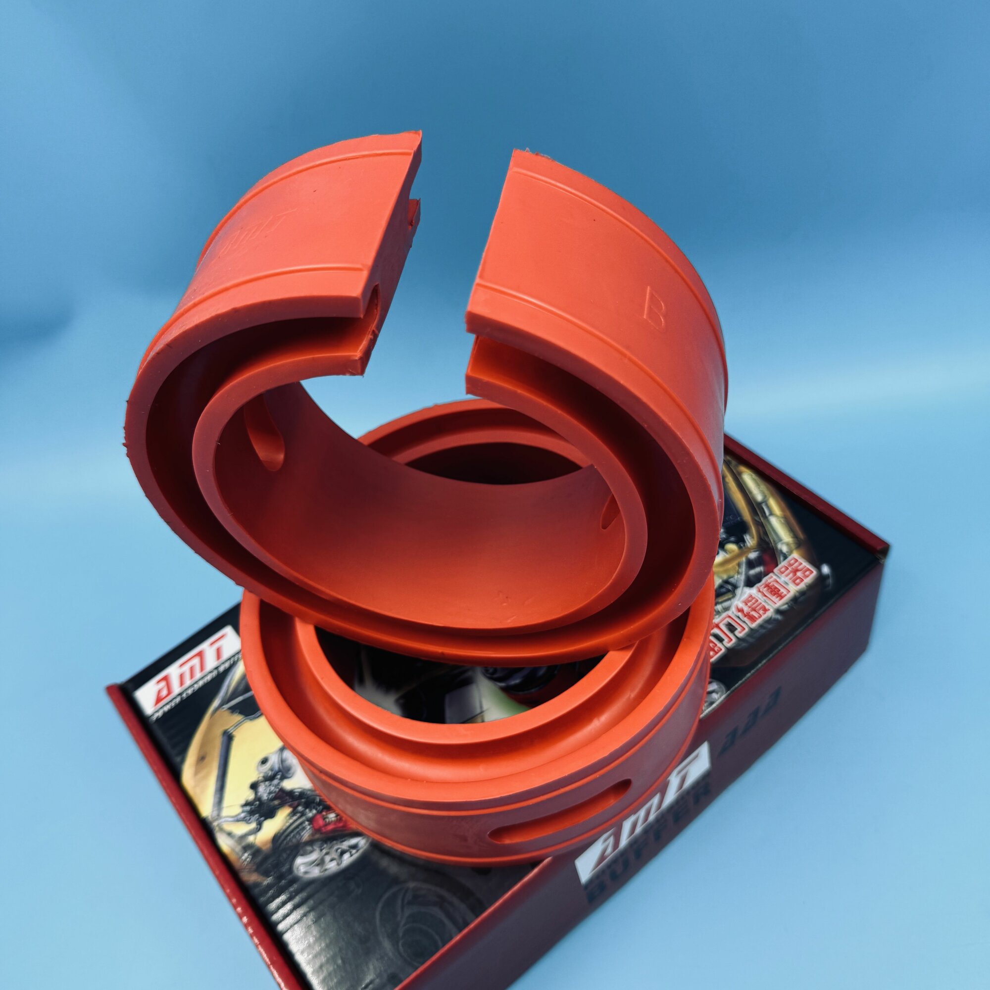 Автобаферы размер B 2 шт — проставки под пружины +15–25 мм клиренса и защита амортизаторов